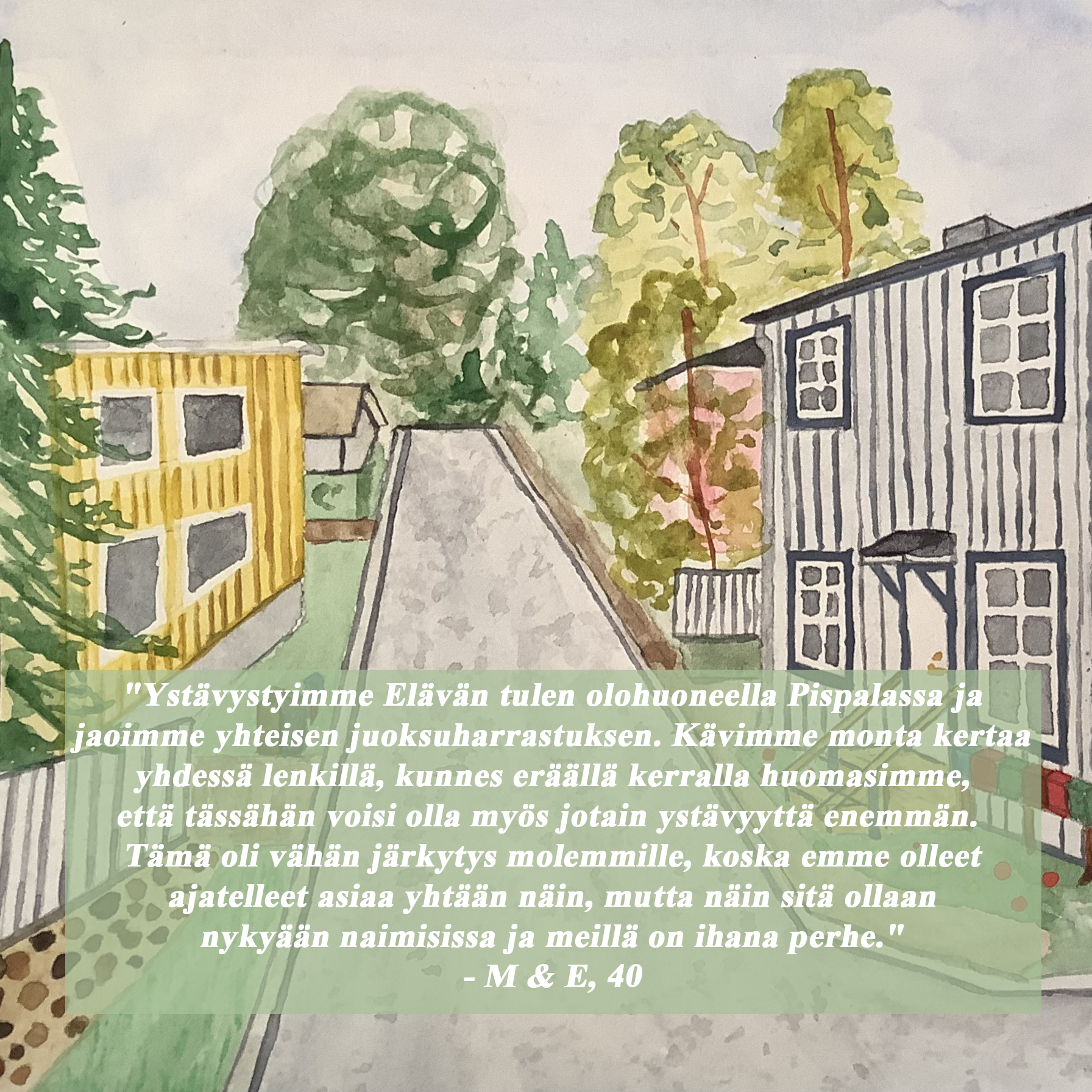 Soiva muistomerkki: Rakastuimme juoksulenkillä – Anna Pesonen